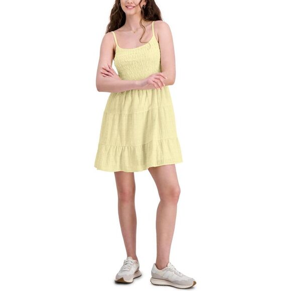 Hippie Rose | Dresses | Hippie Rose Womens Smocked Tiered Mini Dress ...